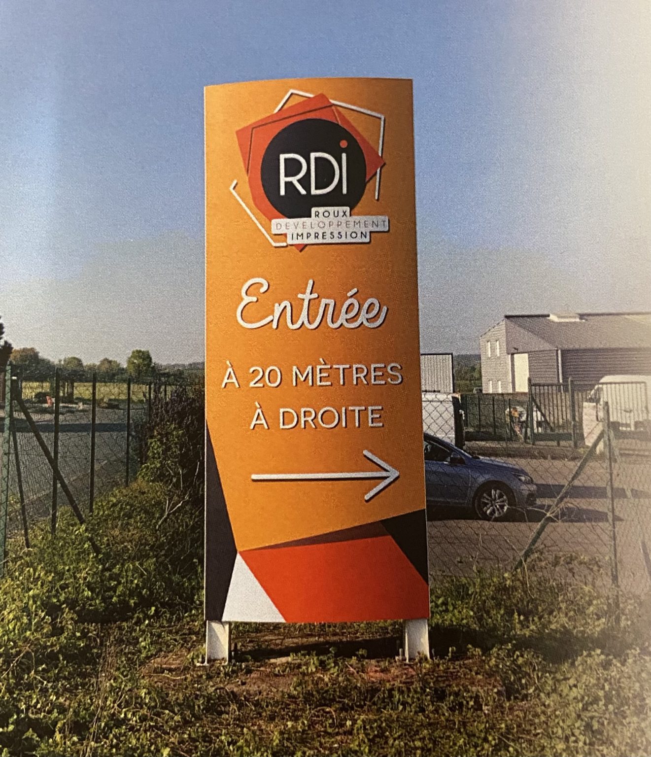 Le Totem publicitaire | Roux Développement Impression